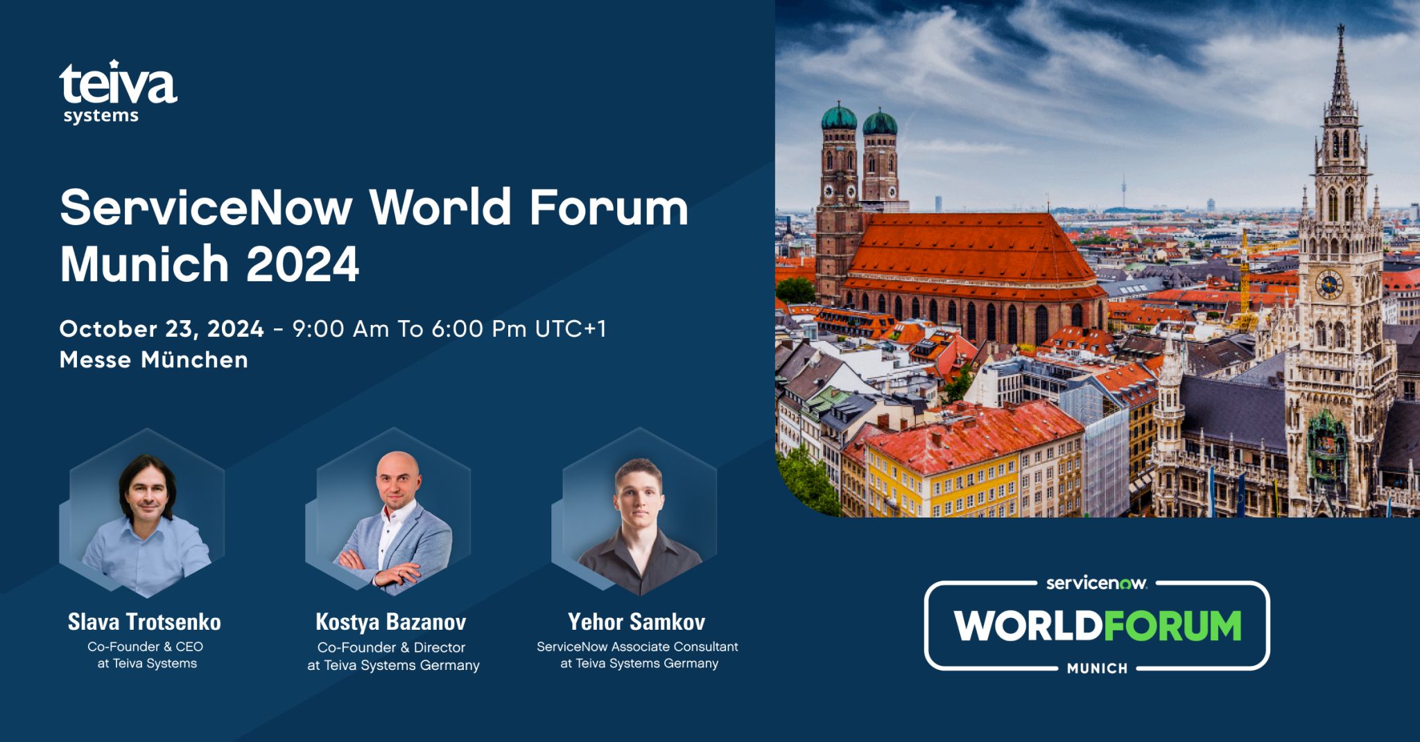 Teiva Systems at the ServiceNow World Forum 2024 in Munich